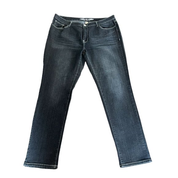 NV | Pants & Jumpsuits | Nv Jeans Womens 22 Plus Size Straight Leg Blue ...